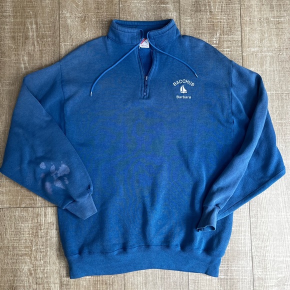 Jerzees | Jackets & Coats | Vintage 99s Quarter Zip Bacchus Barbara ...